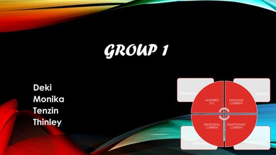 Low Frequency Therapeutic Currents | PPT