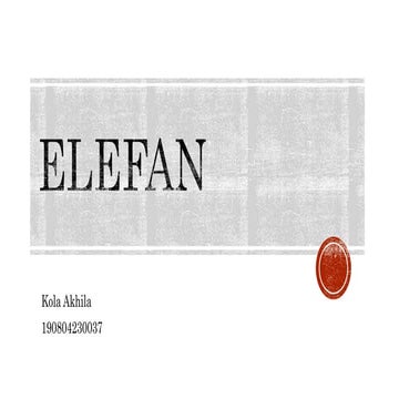 ELEFAN ICLARM EEFLAN I,II,III,IVEEFLAN 0 | PPT