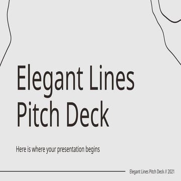 Elegant Lines Pitch Deck by Slidesgo.pptx | Geography | Science