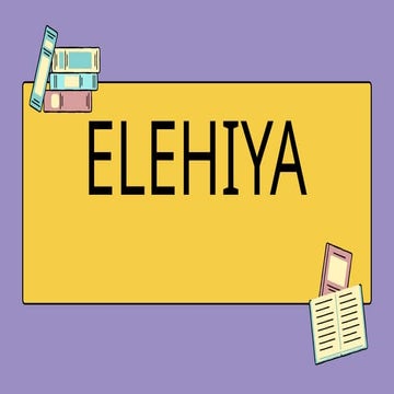 Filipino 9 Elemento ng Elehiya | PPTX
