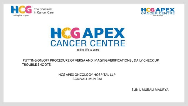 Linear Accelerator- Commercial Specification & Comparison | PPTX