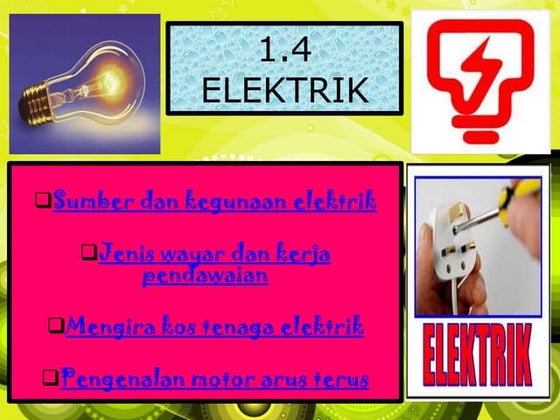 Jenis wayar dan kerja pendawaian | PPTX