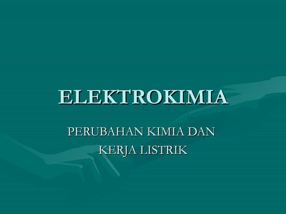MATERI KIMIA SMA KELAS XII SEL ELEKTROKIMIA | PPTX