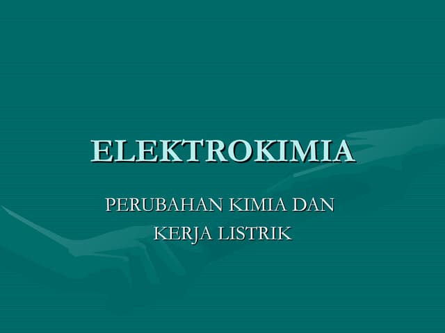 Elektrokimia | PPT