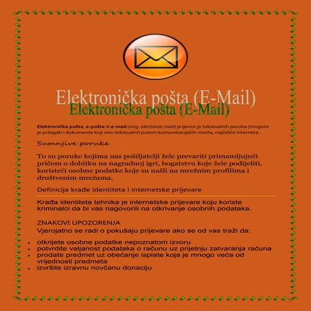 Elektronska posta | PPT