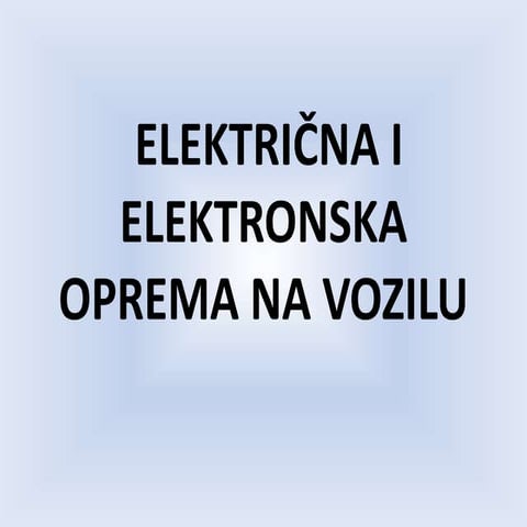 8 saobracajna sredstva na elektricni pogon | PPTX