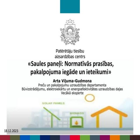 Saules paneļi: Normatīvās prasības, pakalpojuma iegāde un ieteikumi | PDF