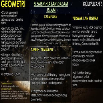 Geometri; Elemen hiasan dalam Islam | PPT