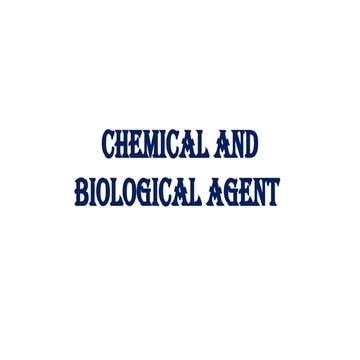Element 7. CHEMICAL AND BIOLOGICAL AGENT.pptx