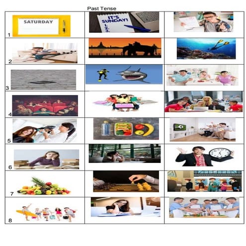 Elementary past-tense-vocabulary | PDF