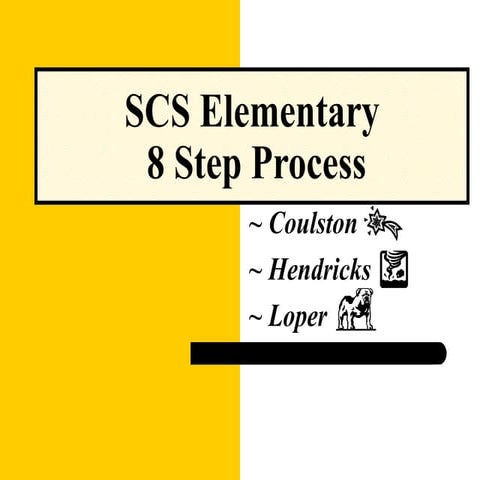 Elementary 8 step process ppt | PPT | Primary Education | Education
