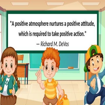 Elementary Classroom Rules Educational Presentation in Colorful Cartoon ...