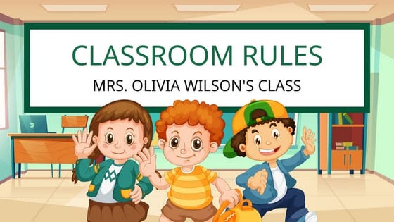 CLASSROOM RULES (ELEM) PowerPoint Presentation | PPTX