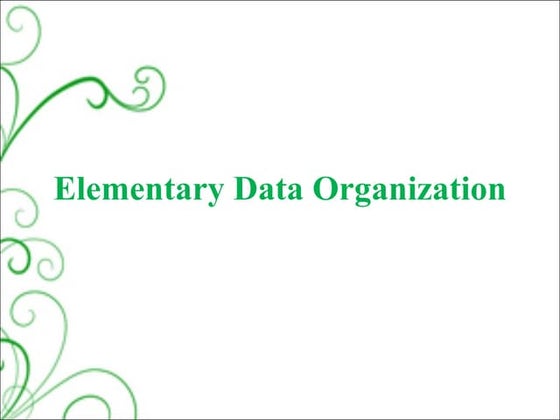 Data Structures And Algorithm Module 1 Pptx
