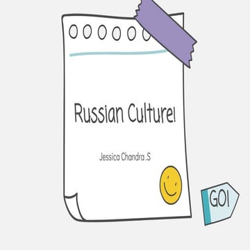 Russian Culture English Presentation | PPT