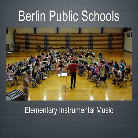 Elementary instrumental music parent presentation | PPT