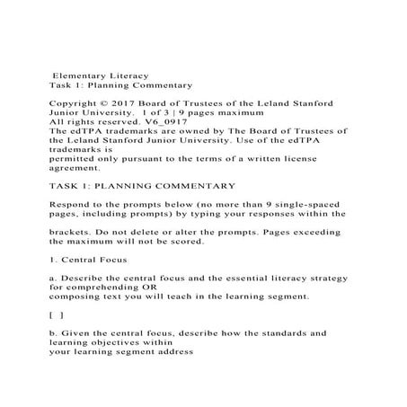Elementary Literacy Task 1 Planning Commentary Copyrig.docx