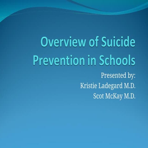 elementary school suicide prevention training powerpoint.ppt