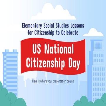 Elementary Social Studies Lessons for Citizenship to Celebrate US ...