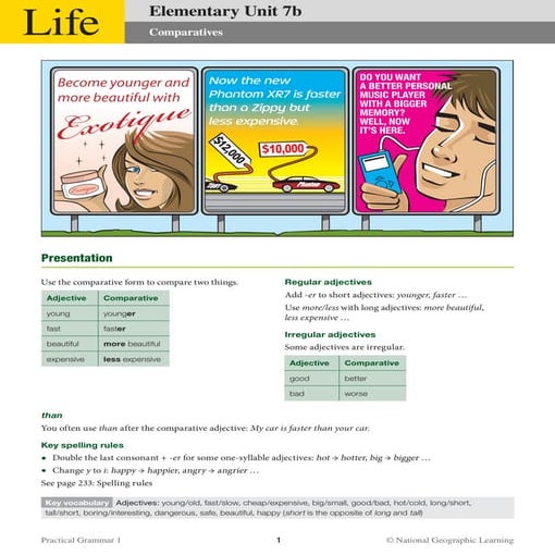 Elementary unit 7b | PDF