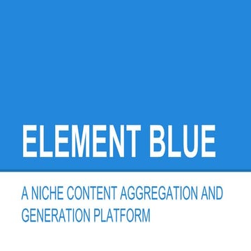Element Blue | PPT