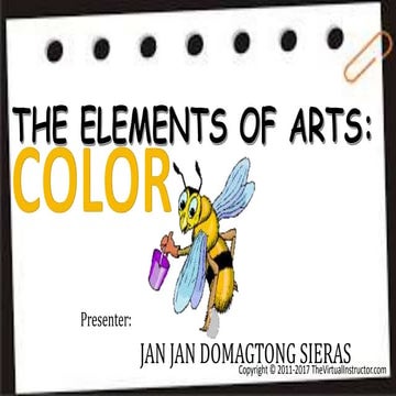 Elements of arts: COLOR | PPT