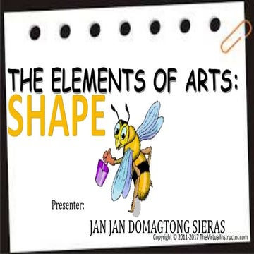Elements of arts: SHAPE | PPT