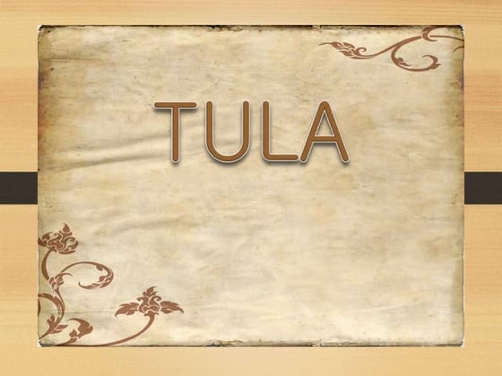 Tula/ Poem | PPTX
