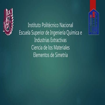 Elementos de-simetría | PPTX