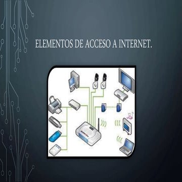 Elementos que se necesitan para acceder a Internet | DOCX