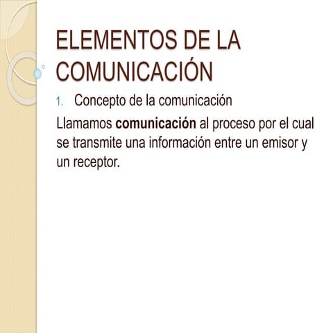 ELEMENTOS DE LA COMUNICACION 2024. Funciones | PPTX