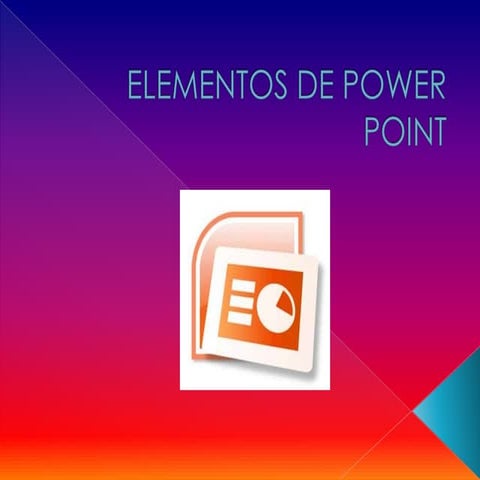 Elementos de power point | PPT