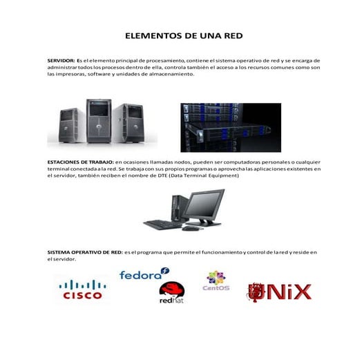 Componentes de una red | PPTX