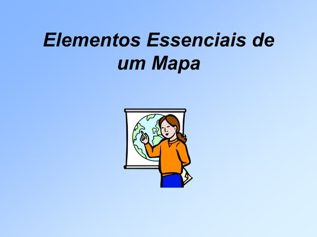6 elementos de um mapa