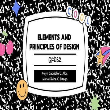 Fashion Designing - Elements and Principles of Design | PPTX