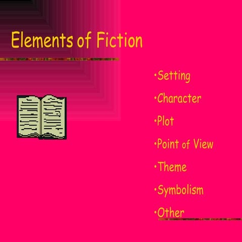 Elements of Fiction | PPS