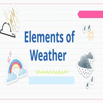 Water in the Atmosphere Notes | PPTX