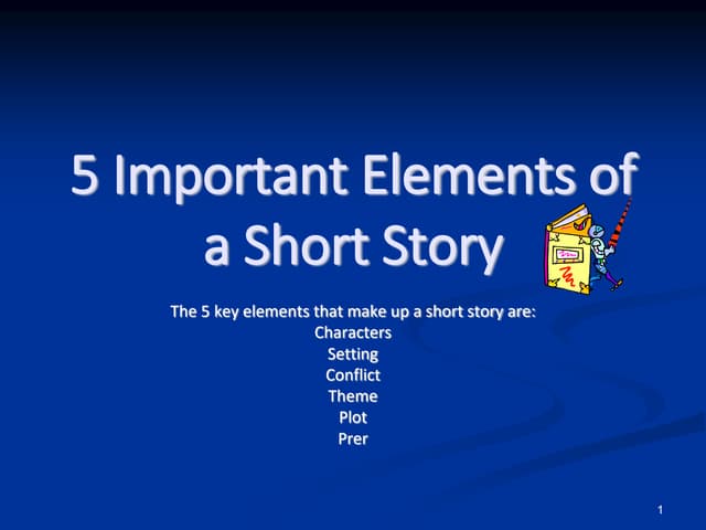 Elements of Short Story | PPTX