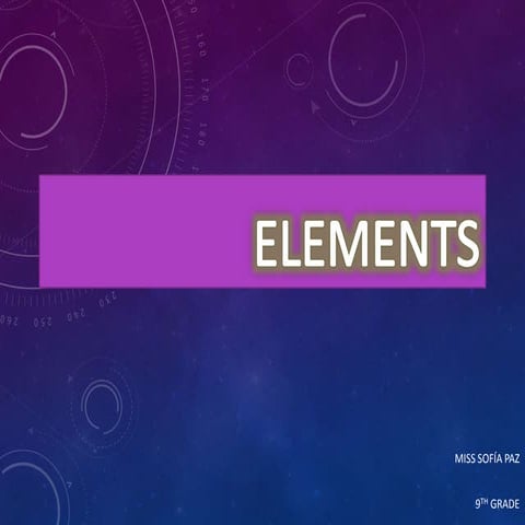 Elements and Compounds | PPT