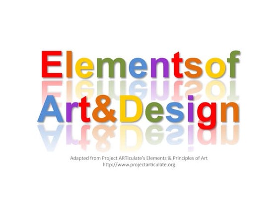 ELEMENTS AND PRINCIPLES OF ART | PPT