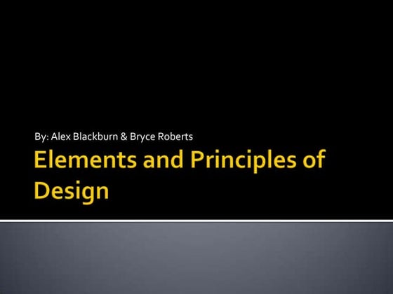 Elements and principles of design in photography....Ben Holzman Jack ...