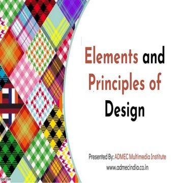 Elements and Principles of Design