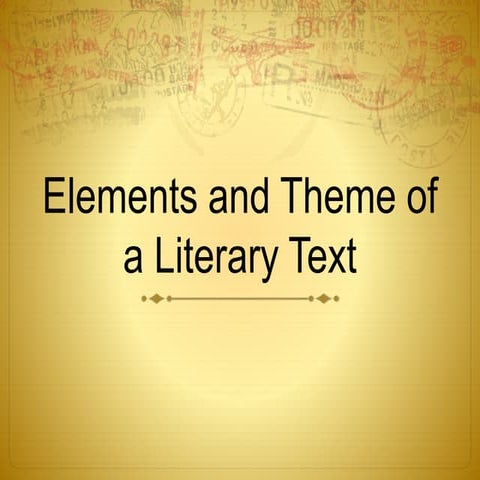Elements and theme | PPTX
