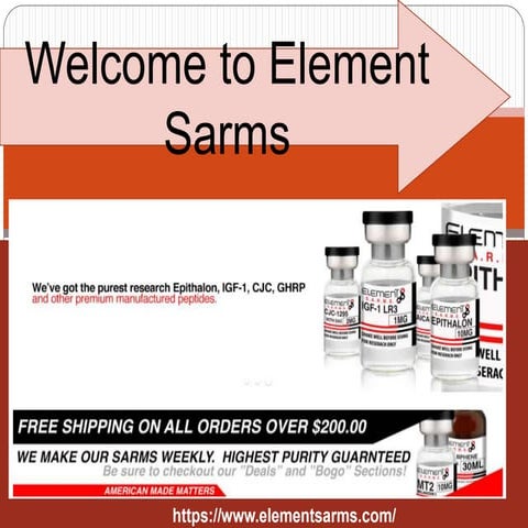 Welcome to Element Sarms | PPTX