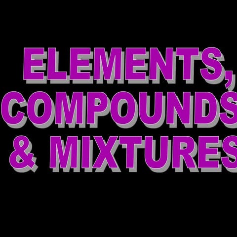 Classifications of Matter | PPT