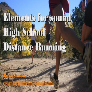 Elements High School Distance Running | PDF | Running and Jogging ...