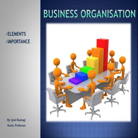 Elements, importance of business organisation | PPTX | Business ...