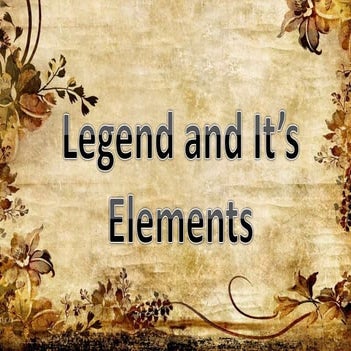 Elements of a legend | PPTX