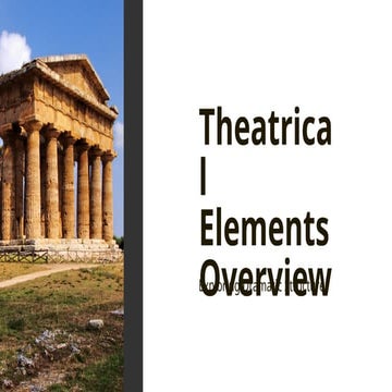 Elements of a Play Educational Presentation in Colorful Simple Style .pptx