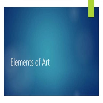Elements of art | PPT